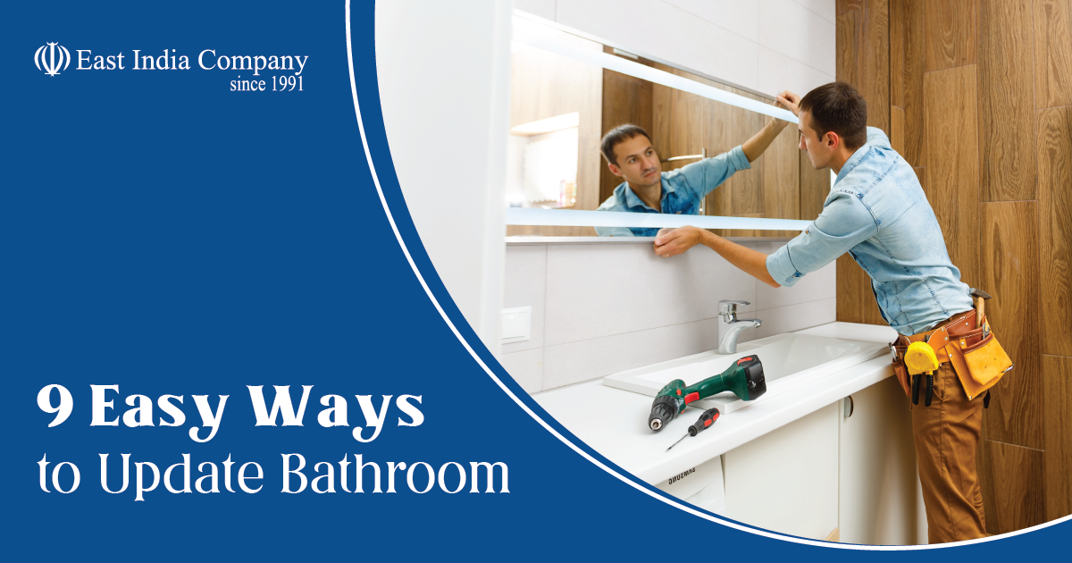 9 Easy Ways to Update Bathroom