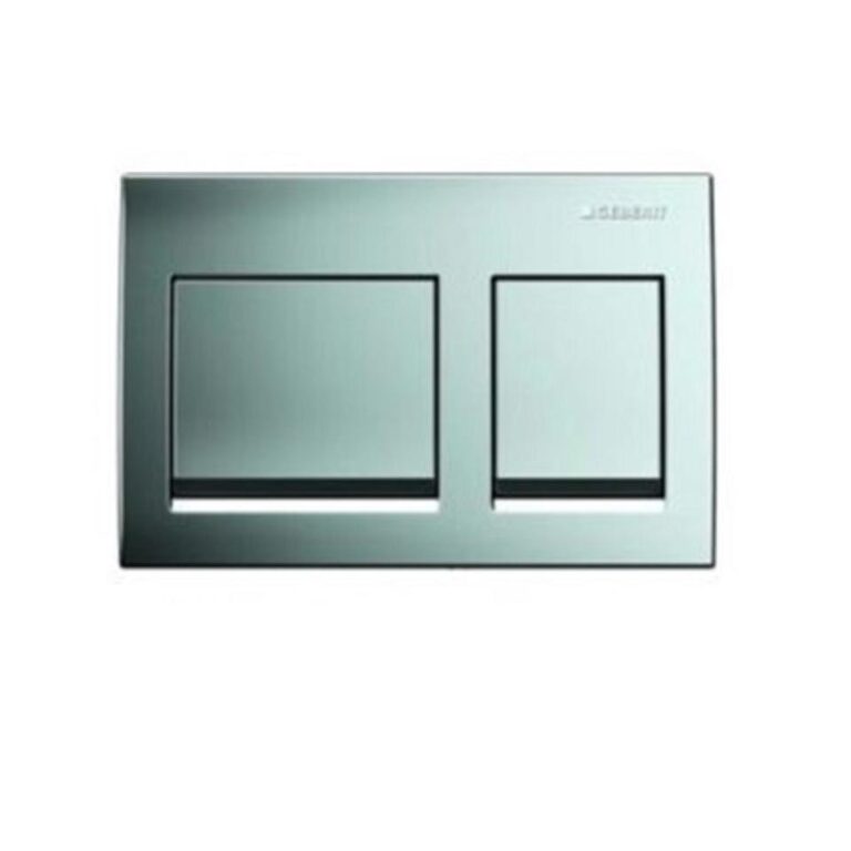 Geberit Flush Plate Alpha Chrome Square - East India Company